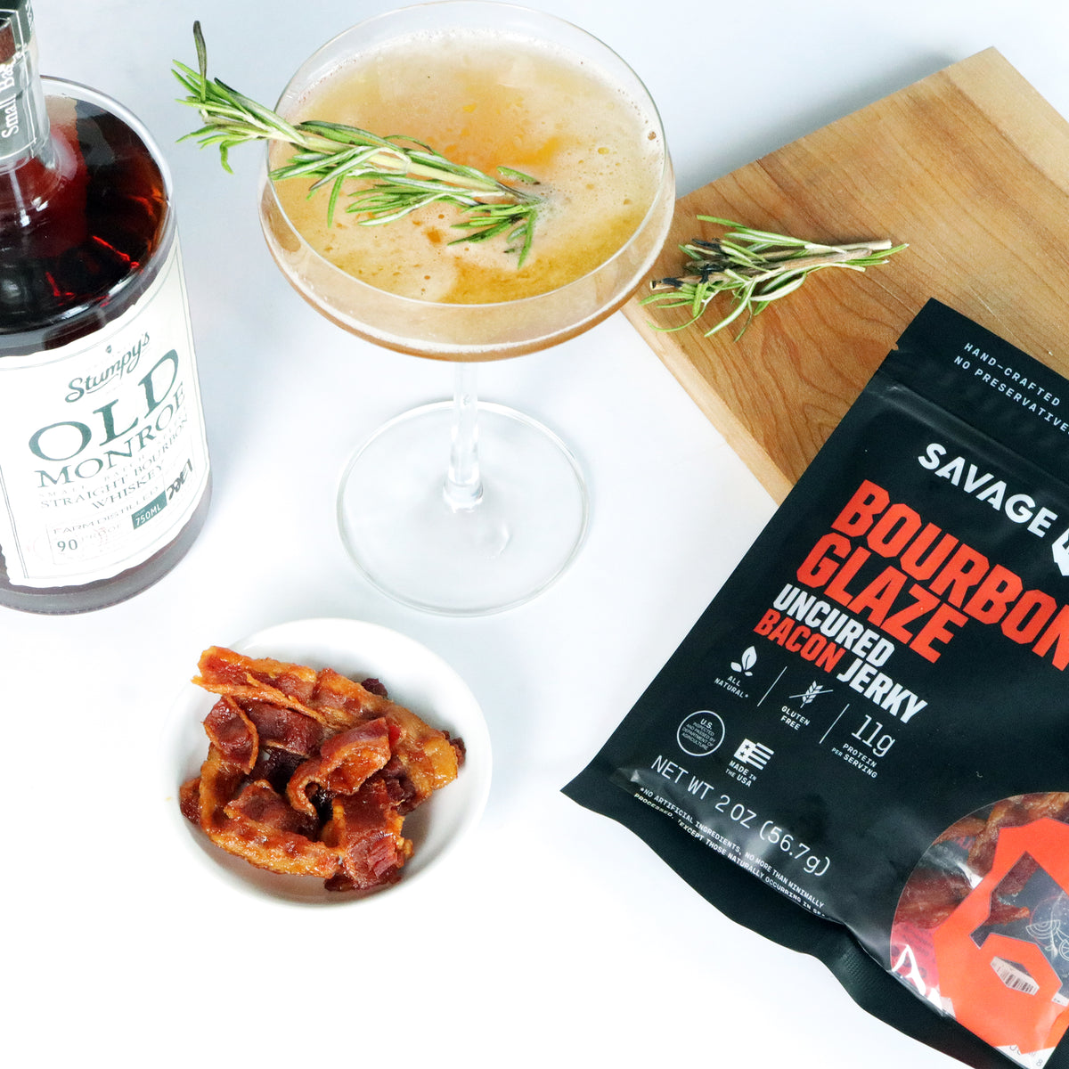 Smoked Rosemary Bourbon Sour – 2Bold Brands